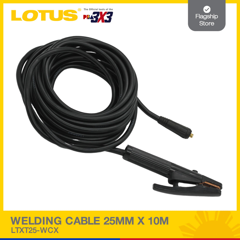 Lotus Welding Cable 25MM X 10M LTXT25-WCX
