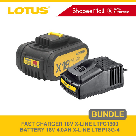LOTUS BATTERY 18V 4.0AH X-LINE LTBP18G-4 – Lotus Tools Philippines