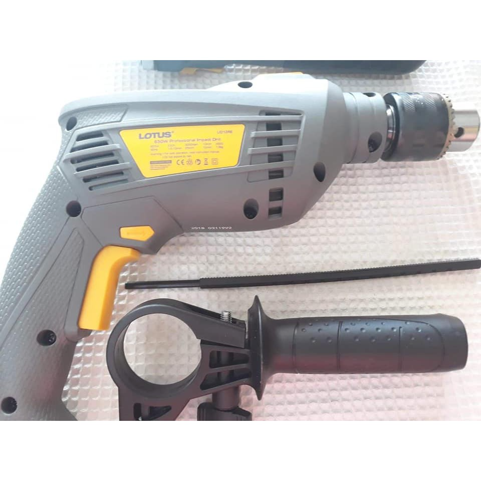 LOTUS IMPACT DRILL 13MM 650W LTHD13RE – Lotus Tools Philippines