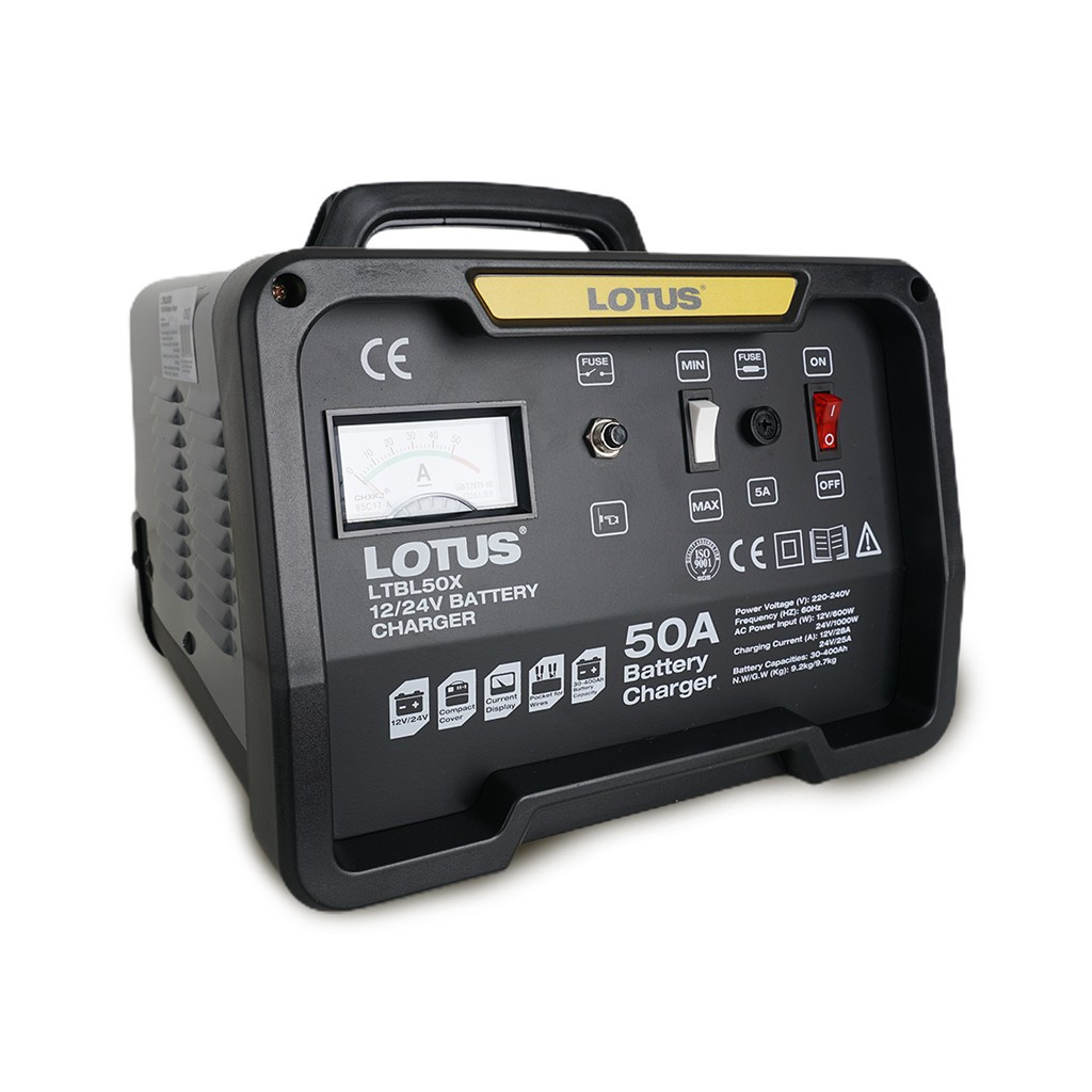 LOTUS BATTERY CHARGER LTBL50X – Lotus Tools Philippines