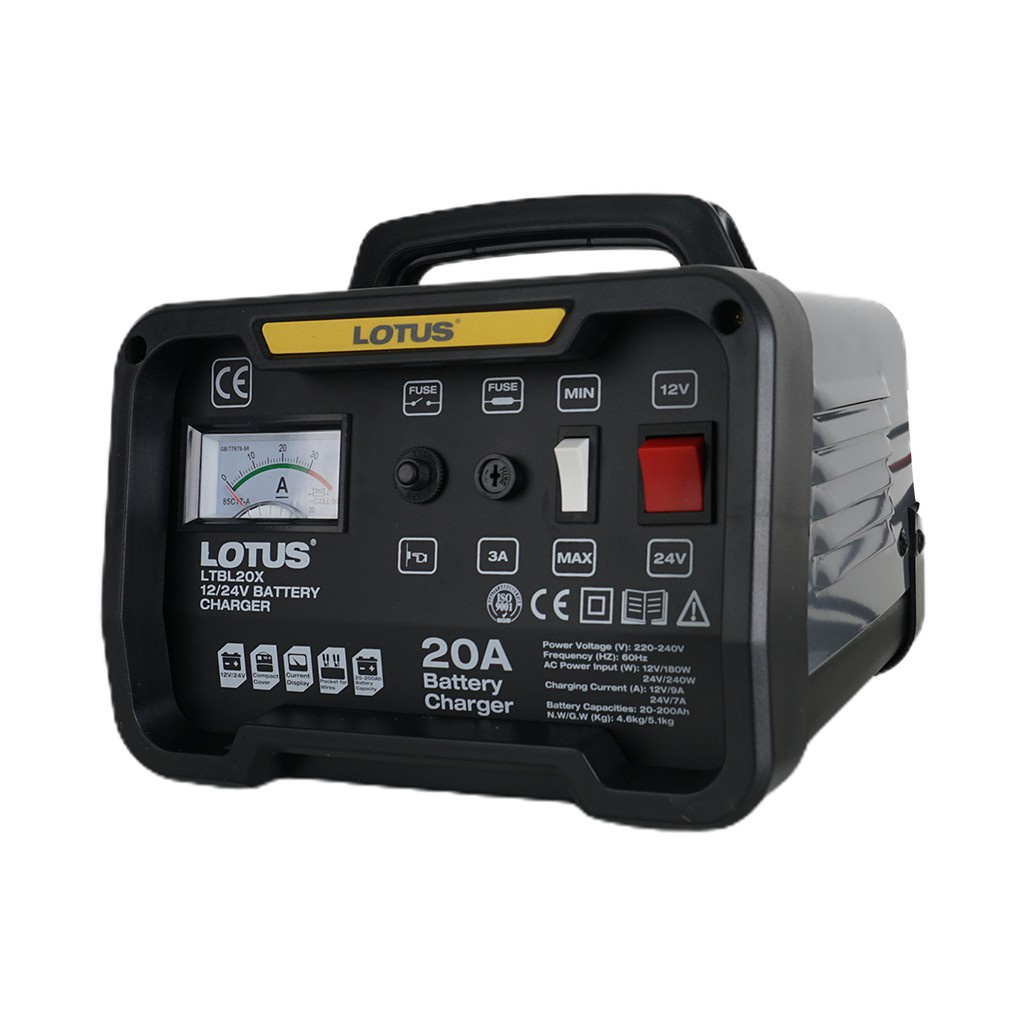 LOTUS BATTERY CHARGER LTBL20X – Lotus Tools Philippines