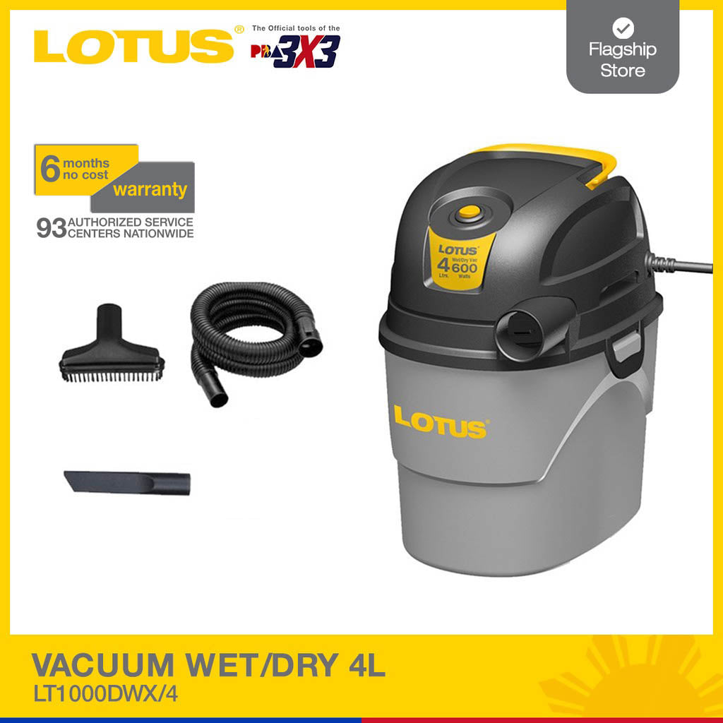 LOTUS VACUUM WET/DRY 4L LT1000DWX/4