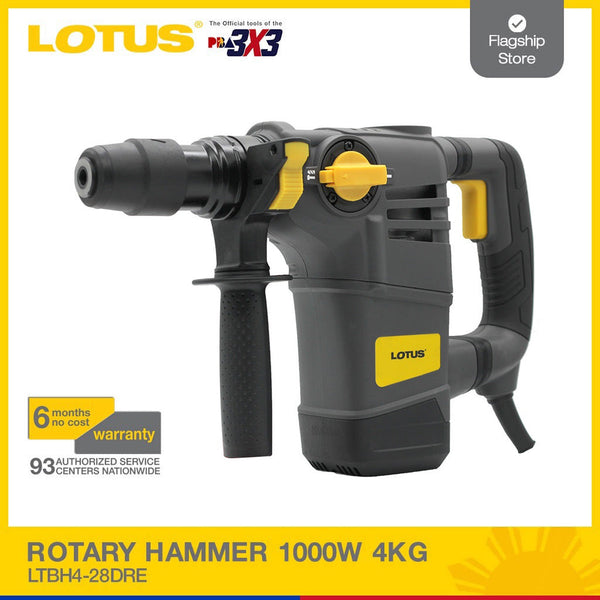 LOTUS ROTARY HAMMER 1000W 4KG LTBH4-28DRE – Lotus Tools Philippines