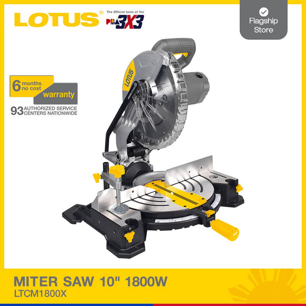 LOTUS MITER SAW 10" 1800W LTCM1800X – Lotus Tools Philippines