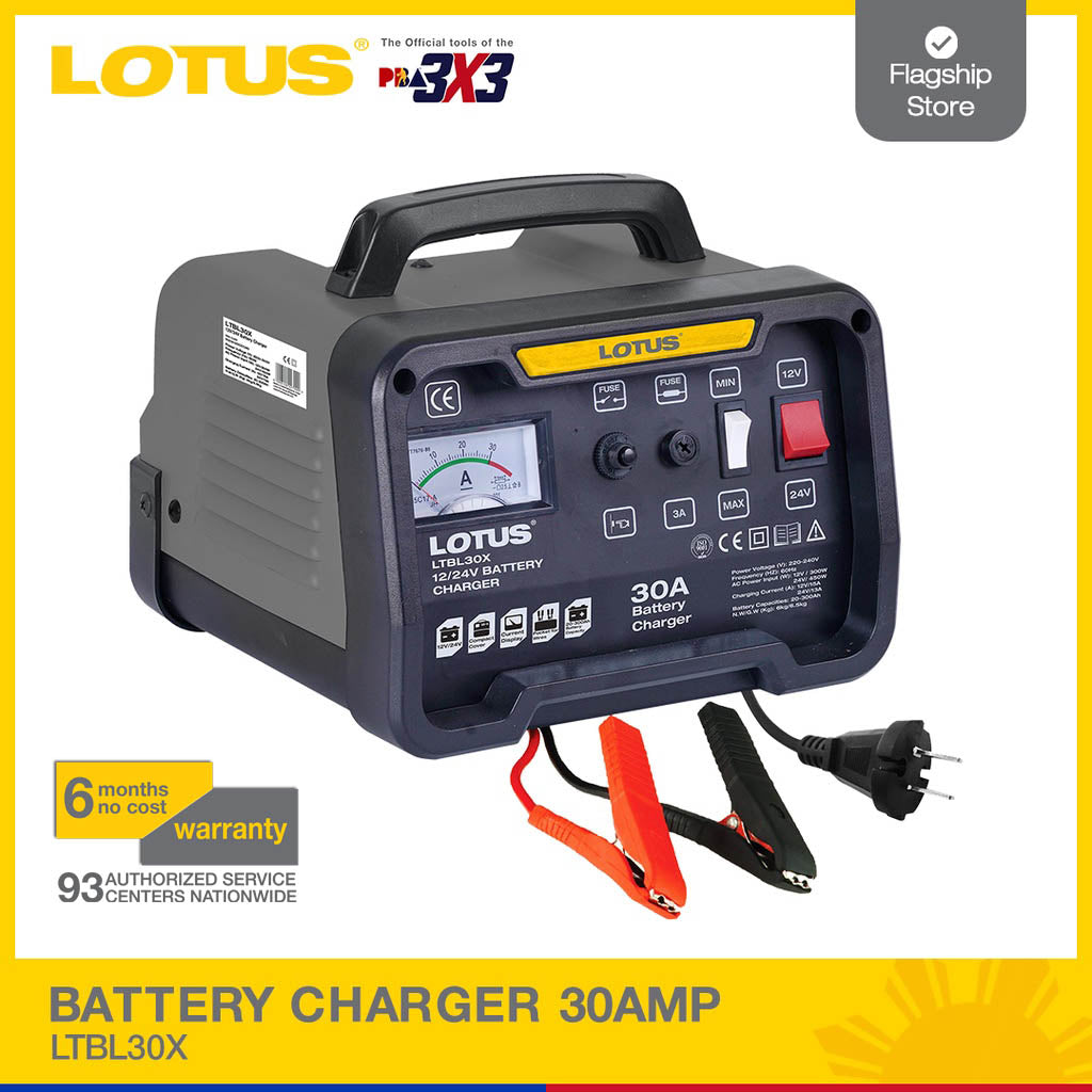 LOTUS BATTERY CHARGER LTBL30X – Lotus Tools Philippines